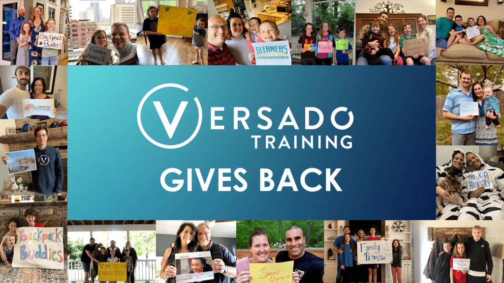 Versado Gives Back | Versado Training